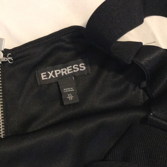 Express | Dresses | Black Express Cocktail Dress Size Xs | Poshmark